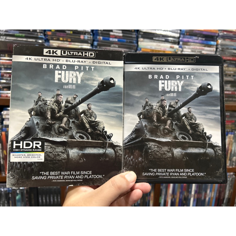 ( Fury ) 4K Ultra HD + Blu-ray แผ่นแท้ | Shopee Thailand