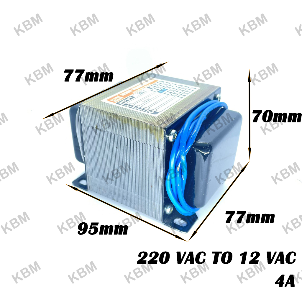 Transformerหม้อแปลงไฟฟ้า Input 220VAC Output 12VAC 28VAC 30VAC 40-0-40 ...