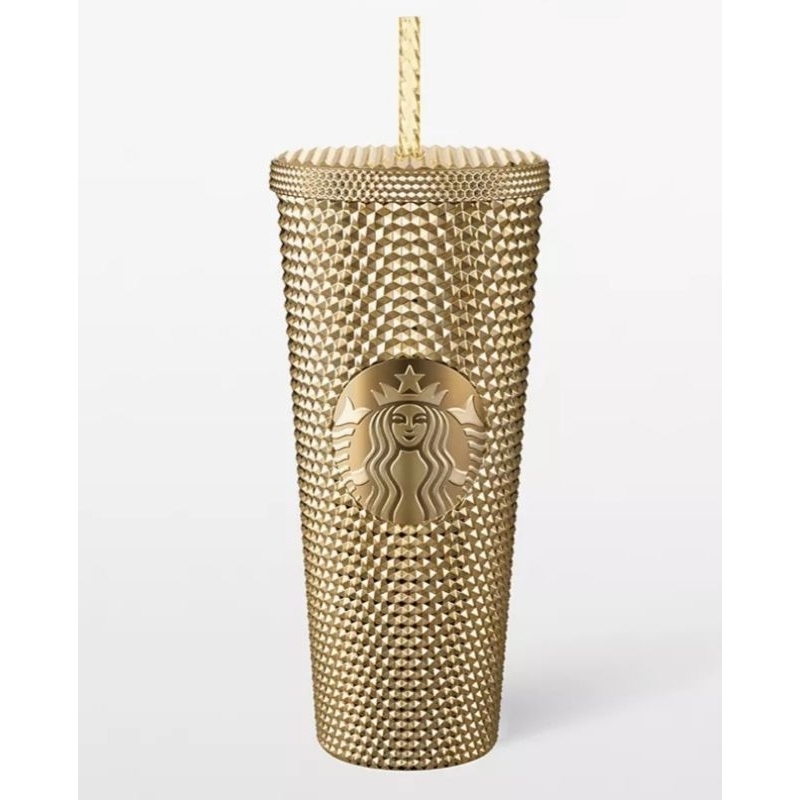 Starbucks Gold Bling Cold Cup 24 oz. | Shopee Thailand