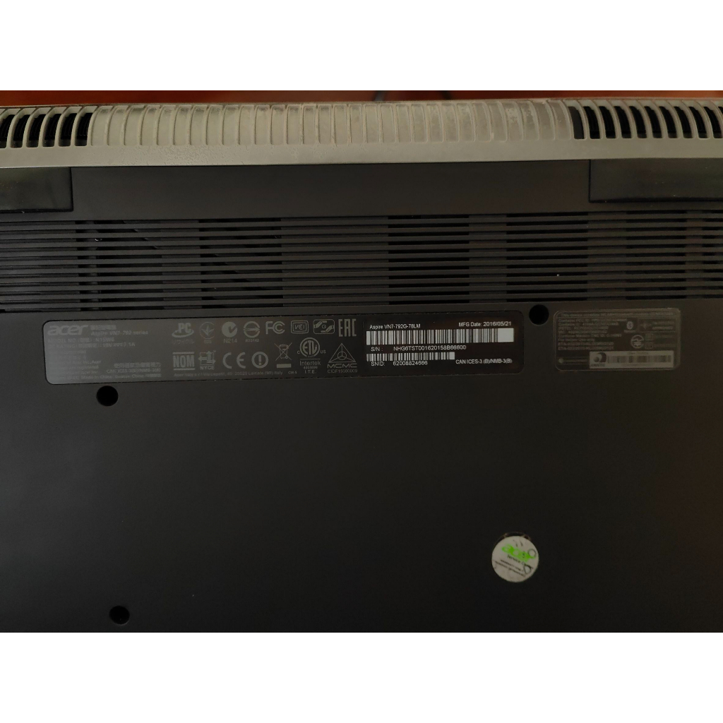notebook โน๊ตบุ๊ค จอ17นิ้ว Acer Aspire V17 Nitro CPU/i7-6700HQ การ์ดจอ ...