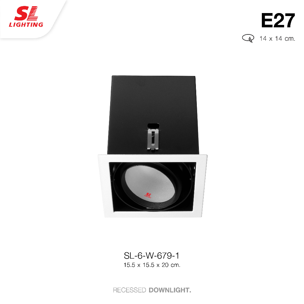 SL LIGHTING | Recessed Downlight โคมไฟดาวน์ไลท์ฝังฝ้า รุ่น SL-6-679 ...