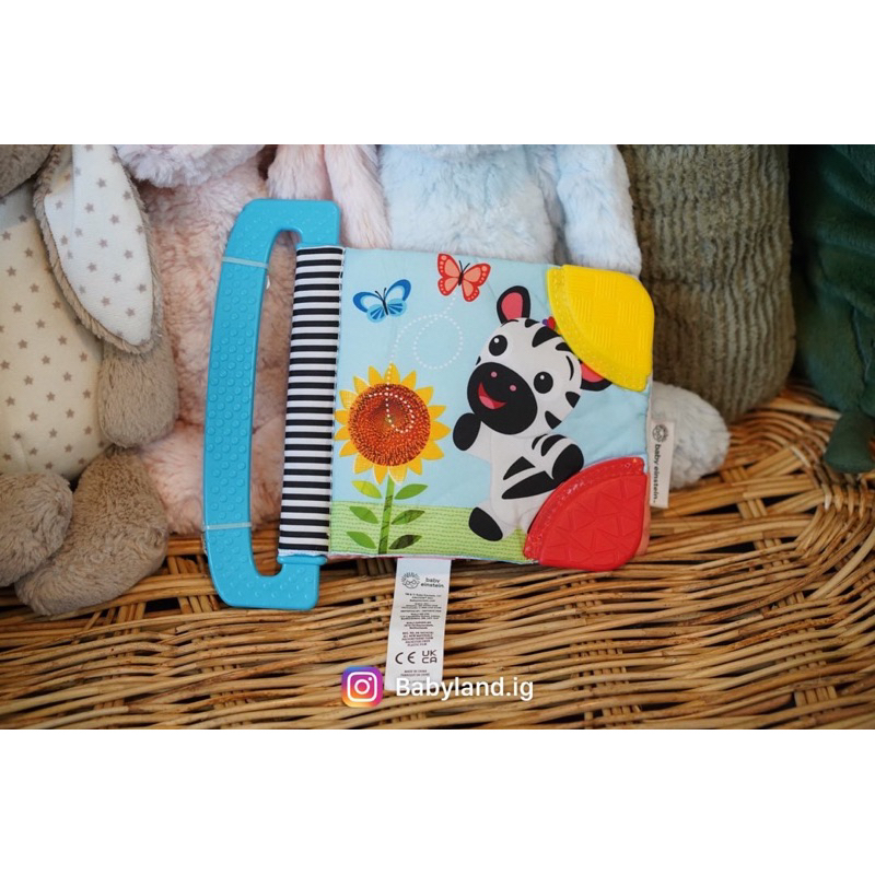 หนังสือผ้าเสริมพัฒนาการ พร้อมยางกัด Baby Einstein Basic Teether Book ...