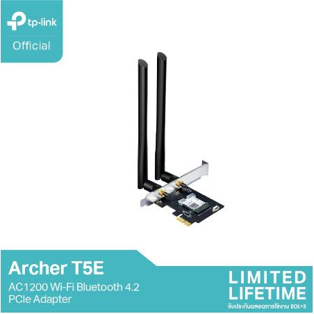TP-Link Archer T5E การ์ด WiFi AC1200 Dual Band PCI Express Adapter ตัว ...
