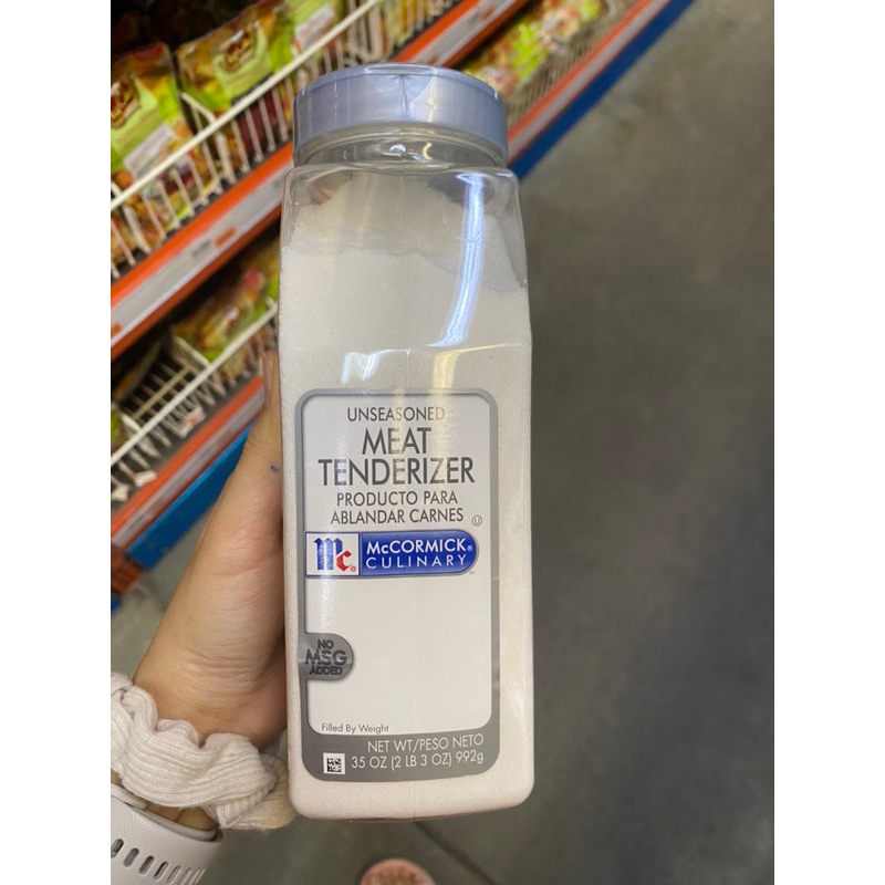 McCormick Meat Tenderizer Unseasoned ( Food Additive ) 992 G. ผงสำหรับ ...