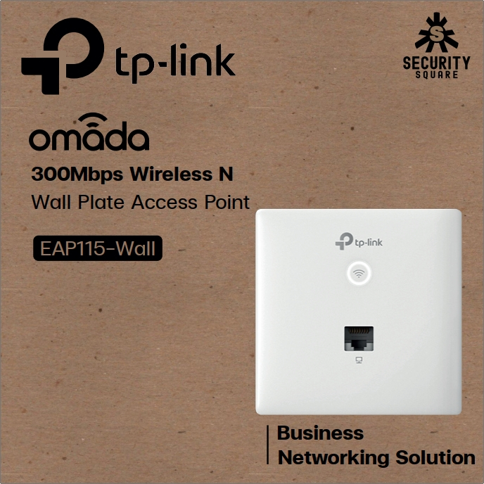 TP-LINK EAP115-Wall 300Mbps Wireless N Wall-Plate Access Point | Shopee ...