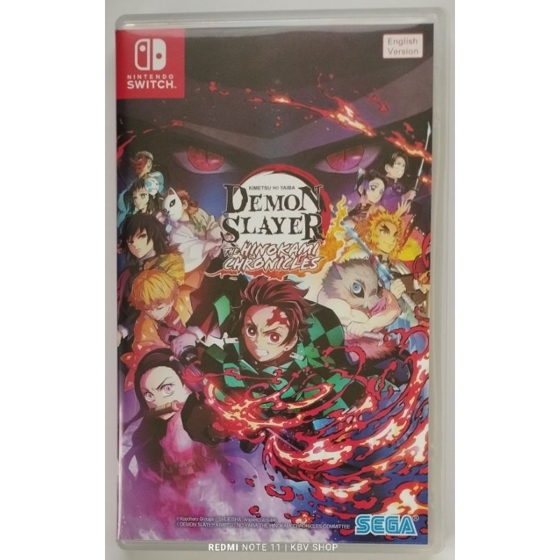 (มือ 1,2 พร้อมส่ง)Nintendo Switch : Demon Slayer The Hinokami ...