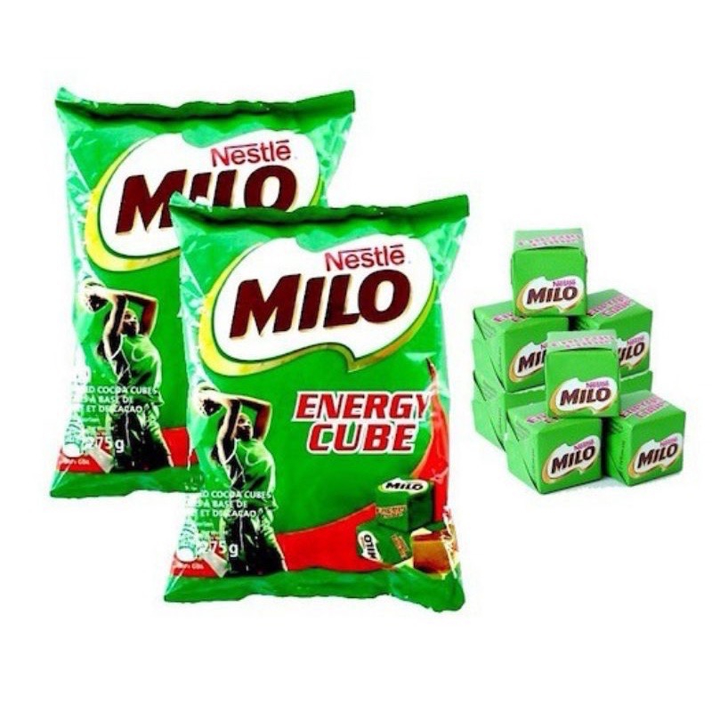 Milo Energy Cube ไมโลคิวบ์ ไมโลอัดก้อน100ก้อน275g | Shopee Thailand