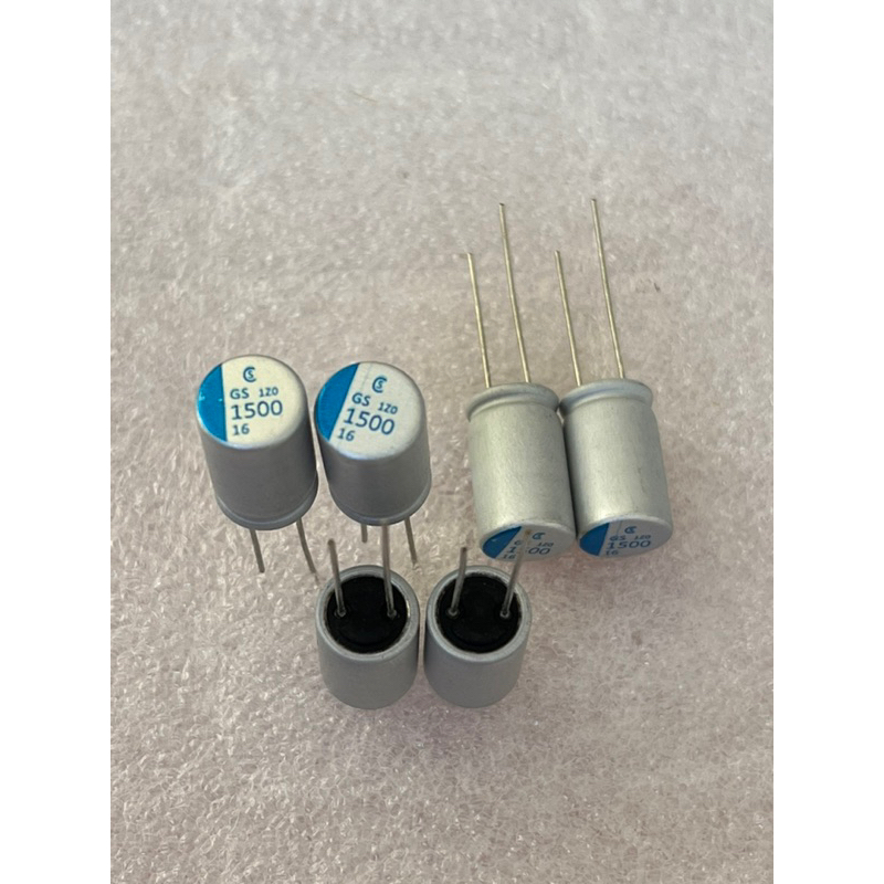 คาปาซิเตอร์ C1500UF 16V C1500UF 16V C1500UF 16V CAPACITOR ขนาด10x16mm ...