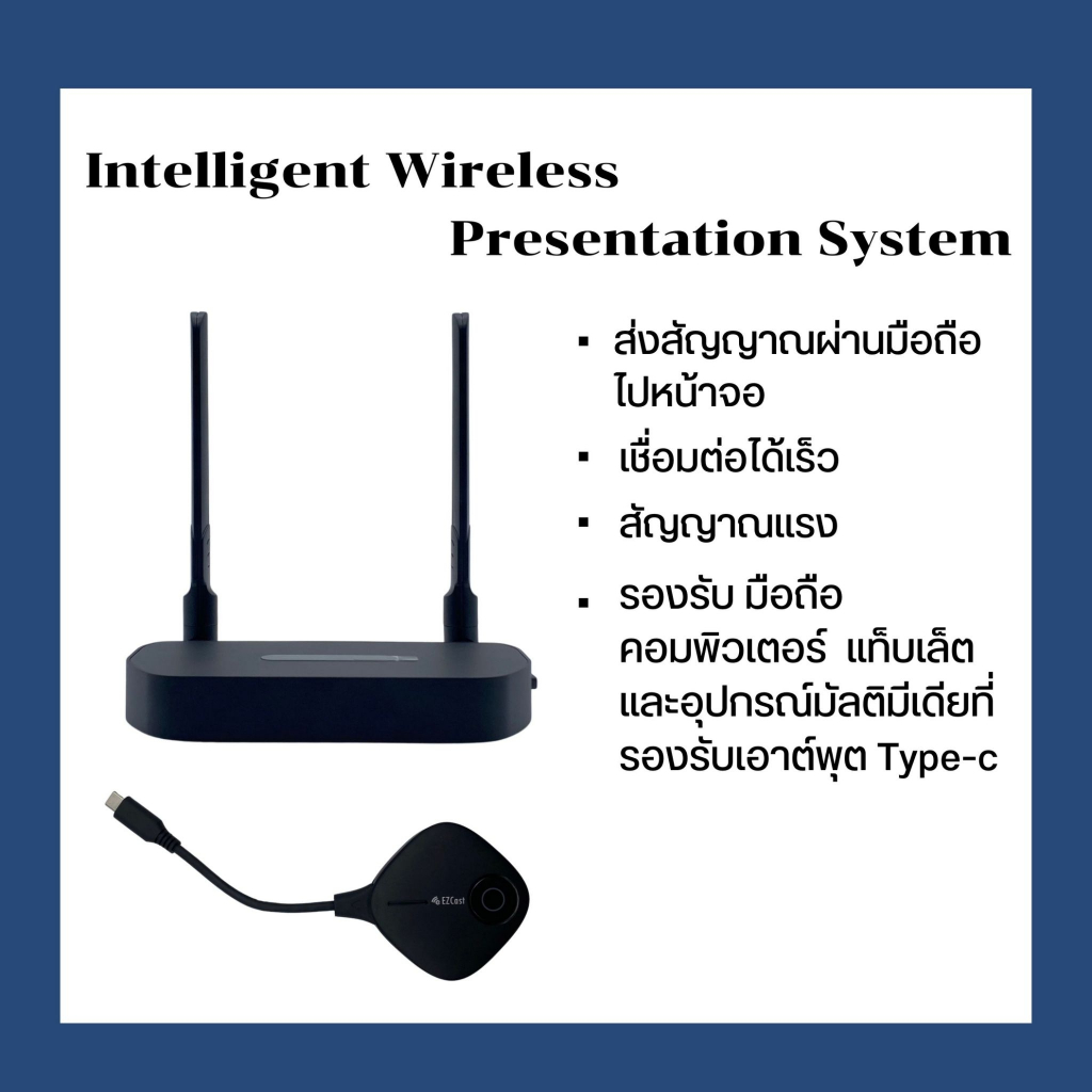 อะแดปเตอร์แสดงผลแบบไร้สาย Intelligent Wireless Presentation System รุ่น ...