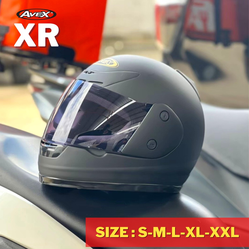 AVEX หมวกกันน็อคเต็มใบคลาสสิค รุ่น XR ( Size S-XXL ) [พร้อมส่ง!! รับประกัน ส่งตรงจากโรงงาน ...