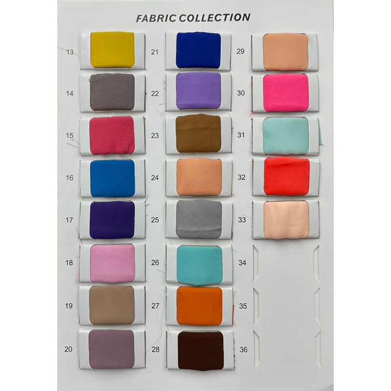 ผ้าชีฟองเนื้อทราย Chiffon Sandy fabric(แจ้งสีทางแชท หรือหมายเหตุได้เลย ...