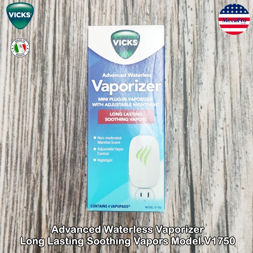 Vicks® Advanced Waterless Vaporizer Long Lasting Soothing Vapors Model ...