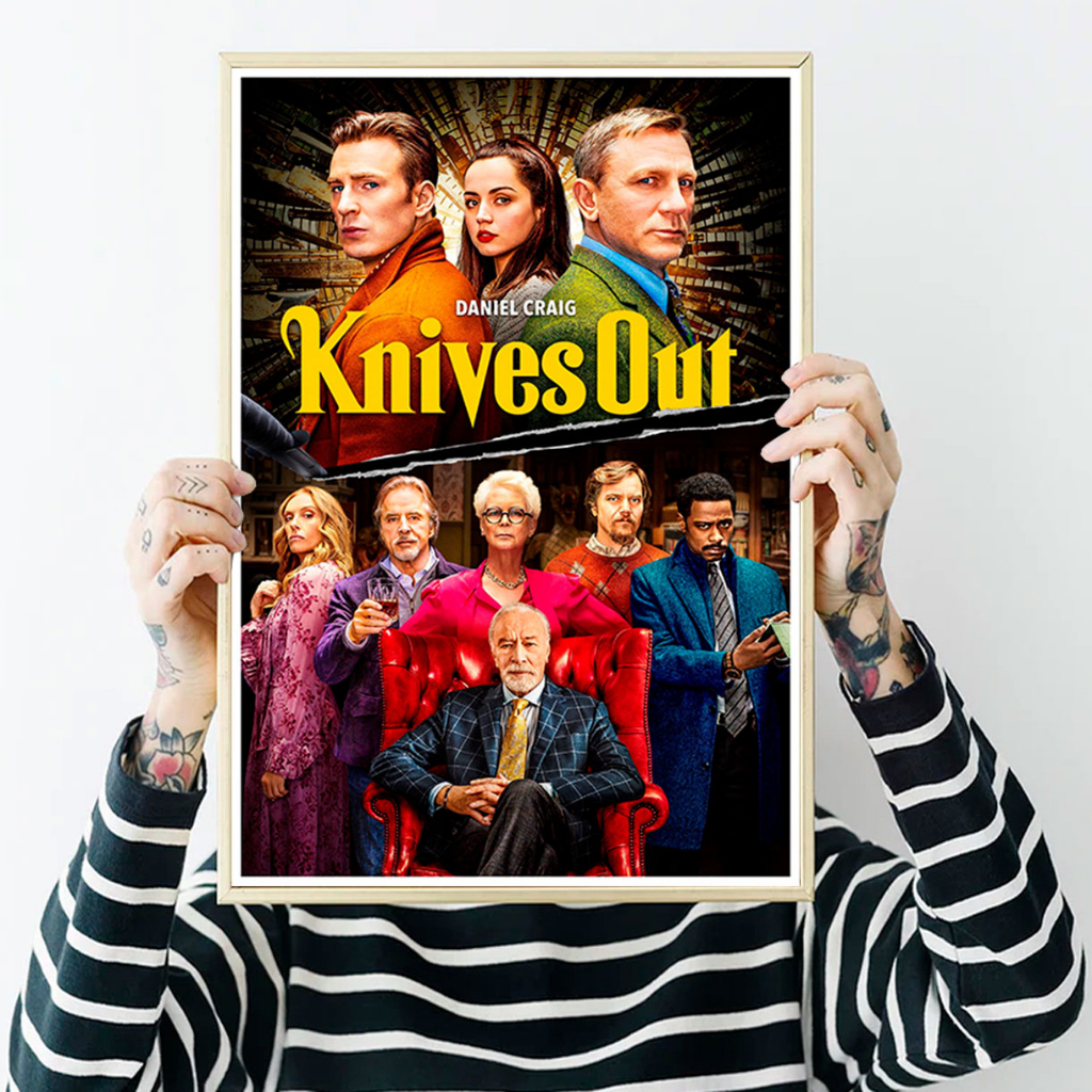 Knives Out & Glass Onion Poster โปสเตอร์ฆาตกรรมหรรษา ใครฆ่าคุณปู่ และ ...