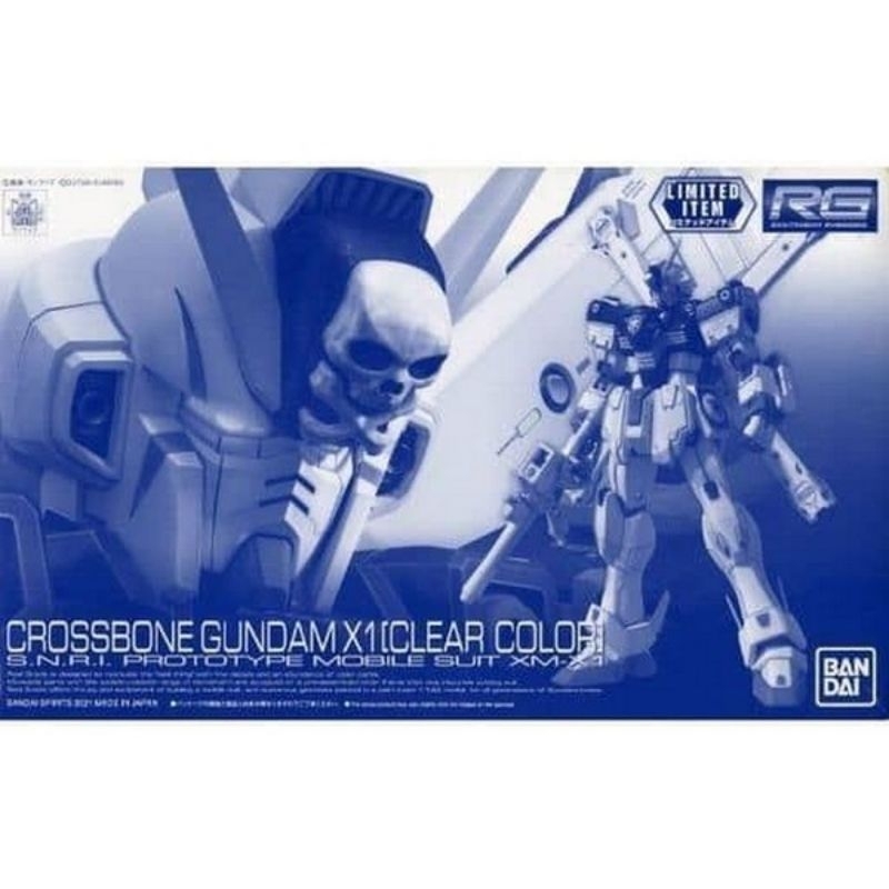 RG 1/144 Crossbone Gundam X1 (Clear Color) | Shopee Thailand