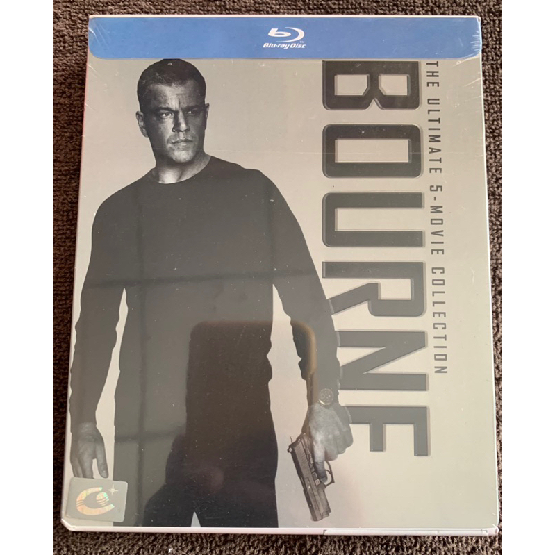 Bluray JASON BOURNE boxset ภาค1-5 มี5แผ่น แผ่นลิขสิทธิ์แท้ STEEL BOX ...