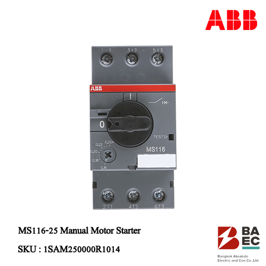 ABB MS116-25 Manual Motor Starter | Shopee Thailand