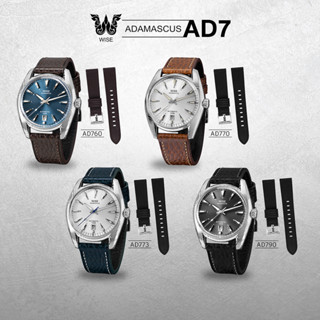 WISE รุ่น Adamascus AD7 Damascus Stainless Steel นาฬิกาข้อมือ 39 มม. Do ...