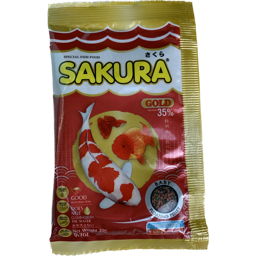 อาหารปลากัดซากุระ SAKURA Betta ขนาด 20 กรัม | Shopee Thailand