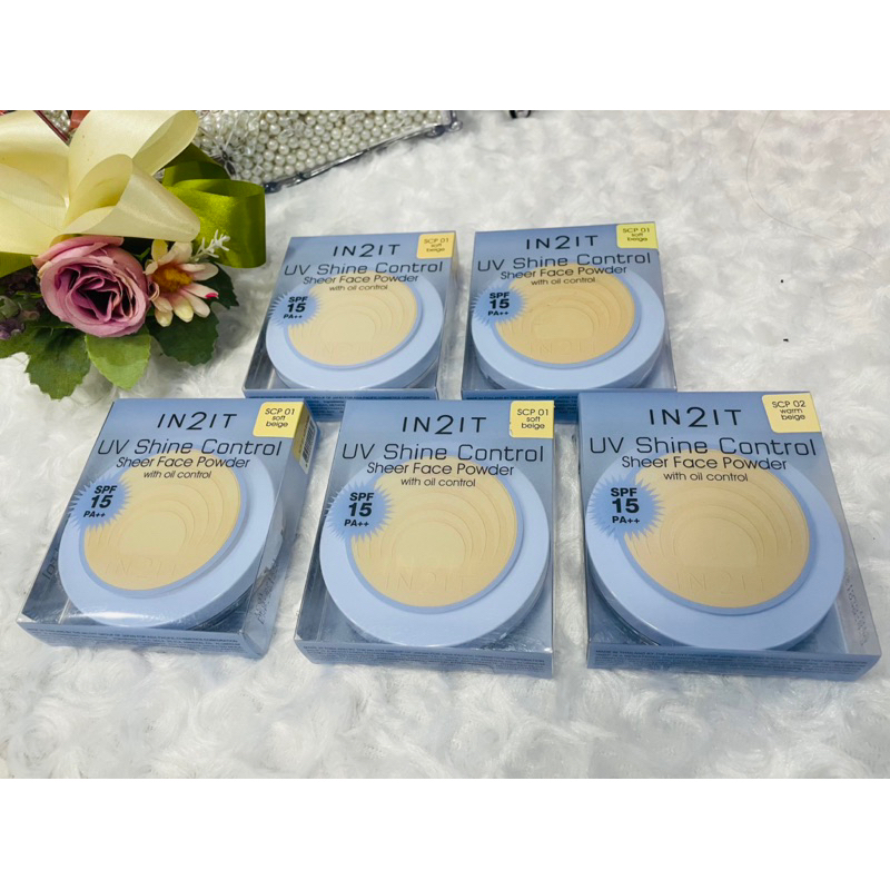 แป้ง IN2IT UV Shine Control Sheer Face Powder 9g | Shopee Thailand