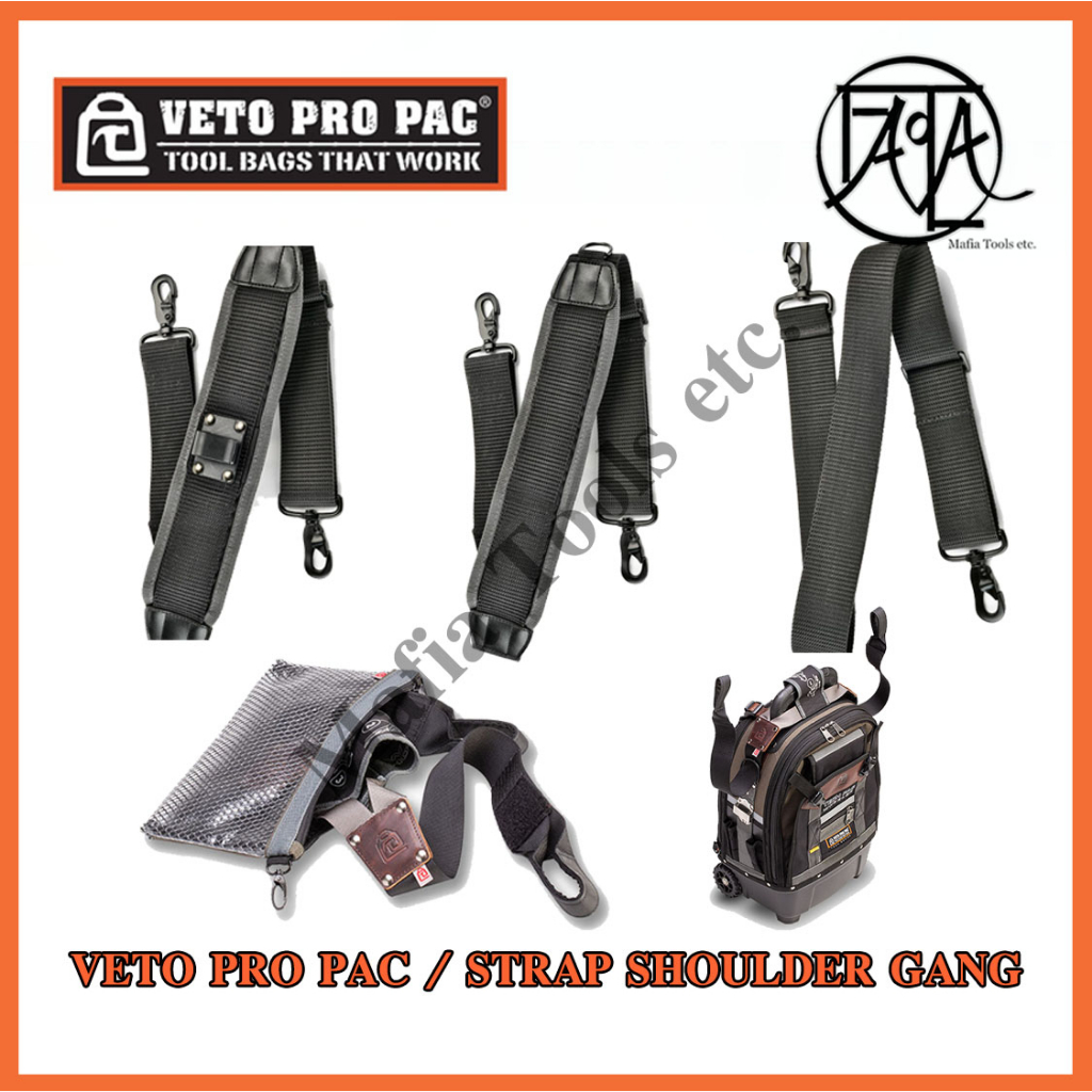 สายสะพายกระเป๋า เครื่องมือช่าง VETO PRO PAC SHOULDER STRAP | Shopee ...