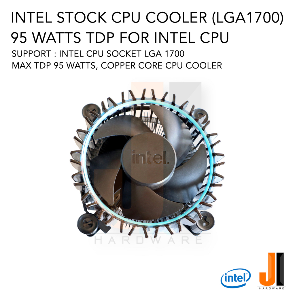 Heatsink แกนทองแดง Intel Stock CPU Cooler For Intel CPU Socket LGA 1700 ...