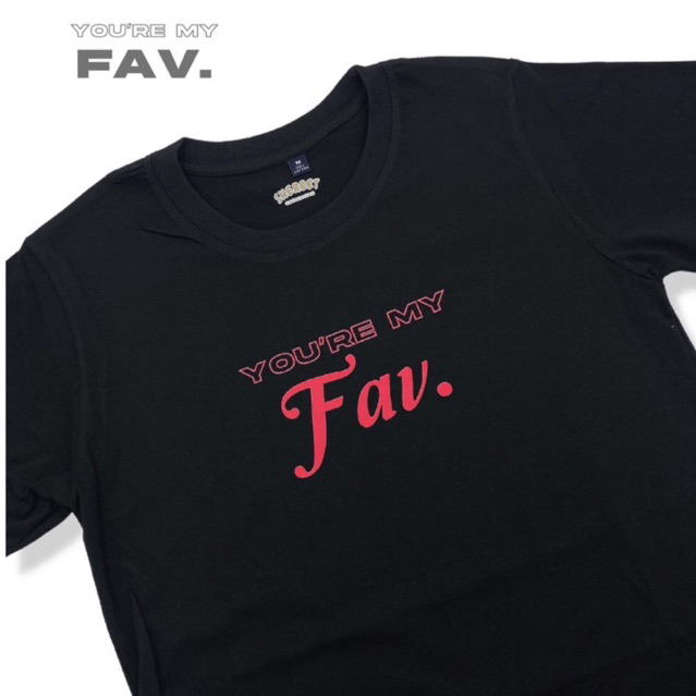 เสื้อยืดวาเลนไทน์ | you’re my fav | เสื้อคู่ sherbetteeshop | Shopee ...