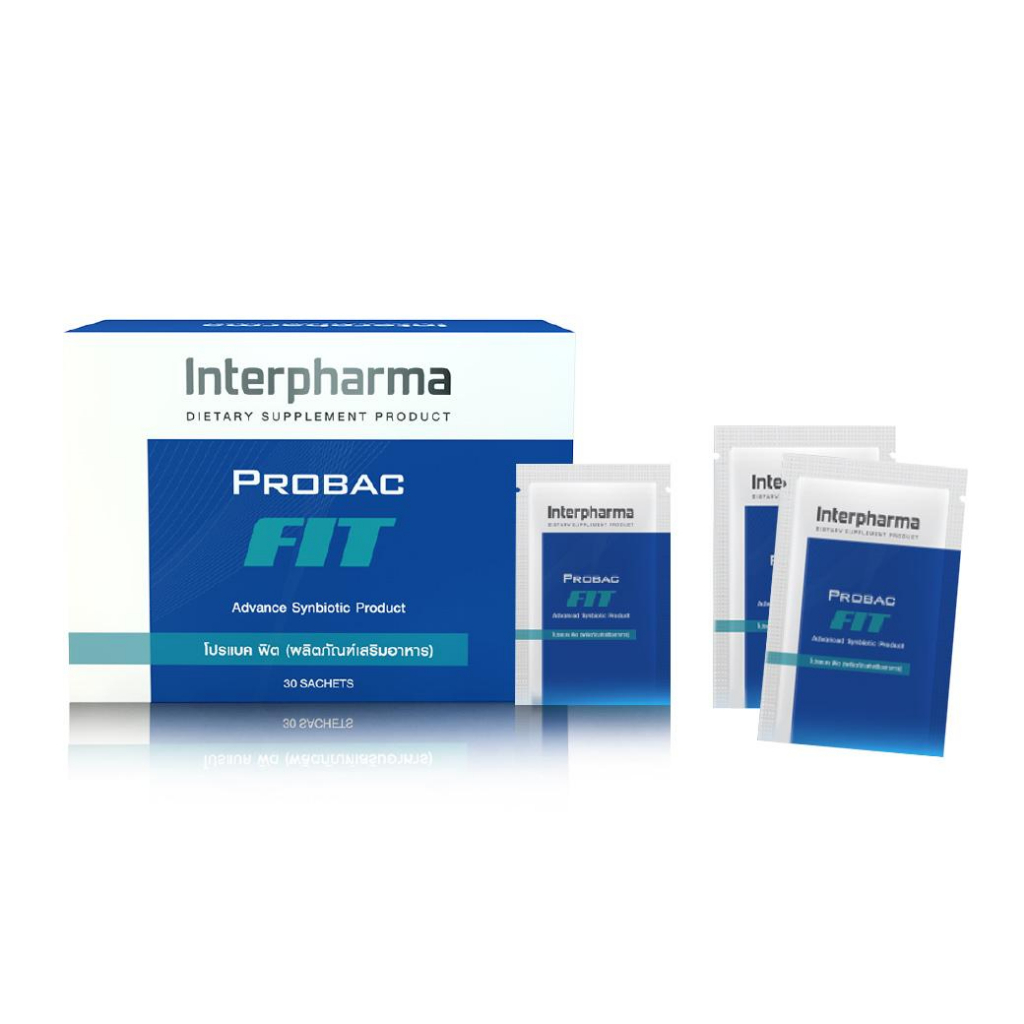 Interpharma Probac Fit 1กล่อง 30 ซอง | Shopee Thailand