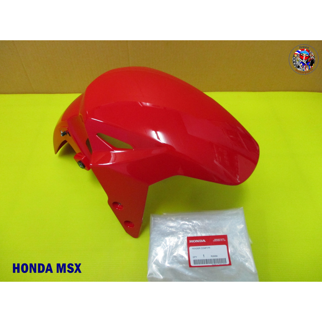 Honda MSX125 GROM125 Red Front Fender Genuine Parts บังโคลนหน้า สีแดง ...