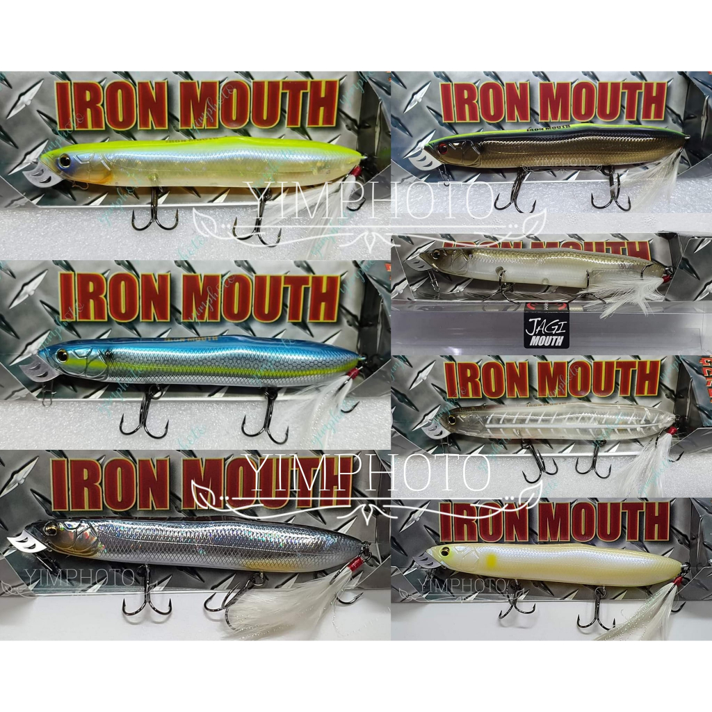 Imakatsu Iron mouth Jagi mouth 128mm. (ลิ้นใหญ่) เหยื่อปลอม จากิเมาท์ ...