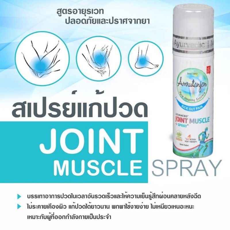 Joint-Muscle Spray 30 ml สเปรย์แก้ปวดกล้ามเนื้อตา | Shopee Thailand