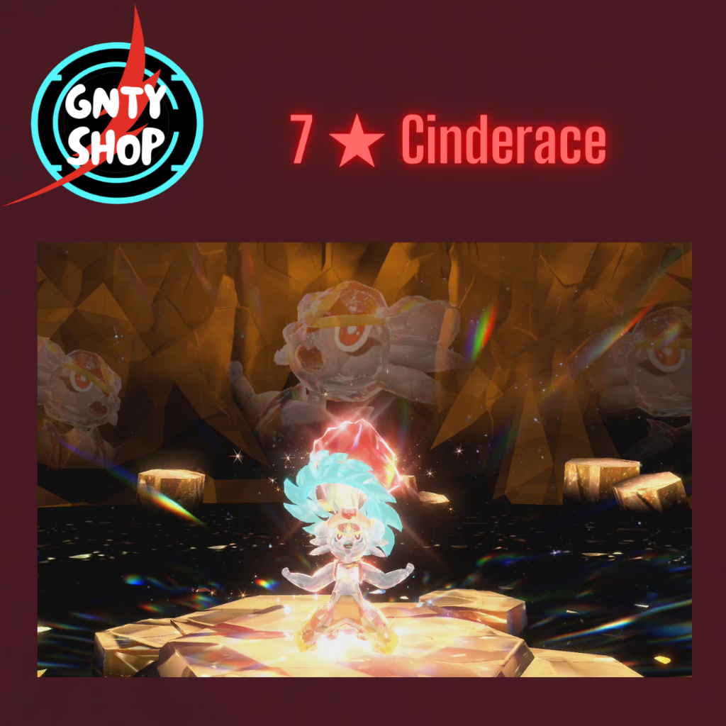 Pokemon All Cinderace Evolution & Tera Raid Events Shiny/Non-Shiny ...