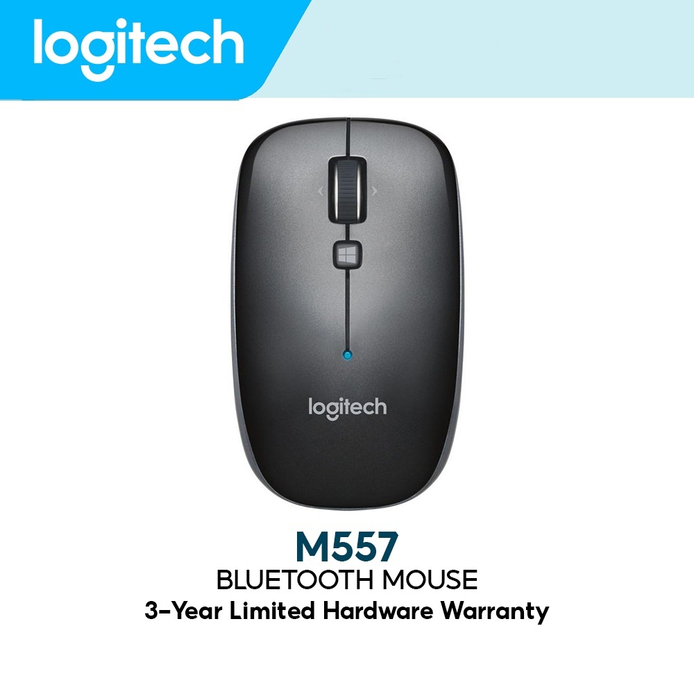 เมาส์บลูทูธ Logitech M557 Bluetooth Mouse ประกัน 3 ปี | Shopee Thailand