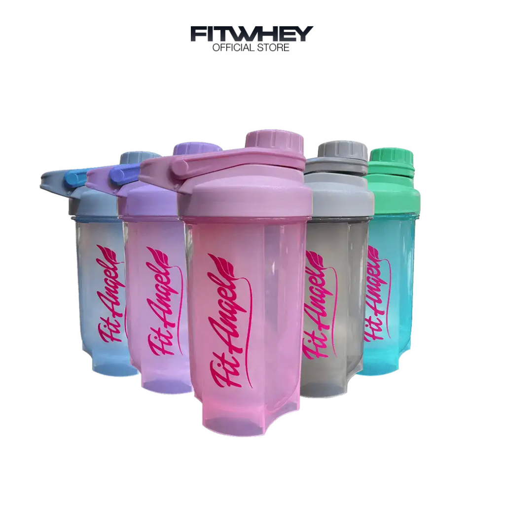 FITWHEY FIT ANGEL SHAKER NEW 500 ML แก้วเช้กเกอร์นางฟ้า | Shopee Thailand