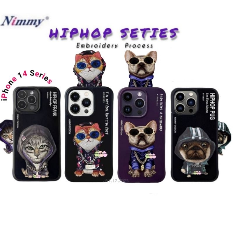 Nimmy แท้ เคสลายปักน้องแมว น้องหมา 3D i14 14pro 14plus 14pro max ...