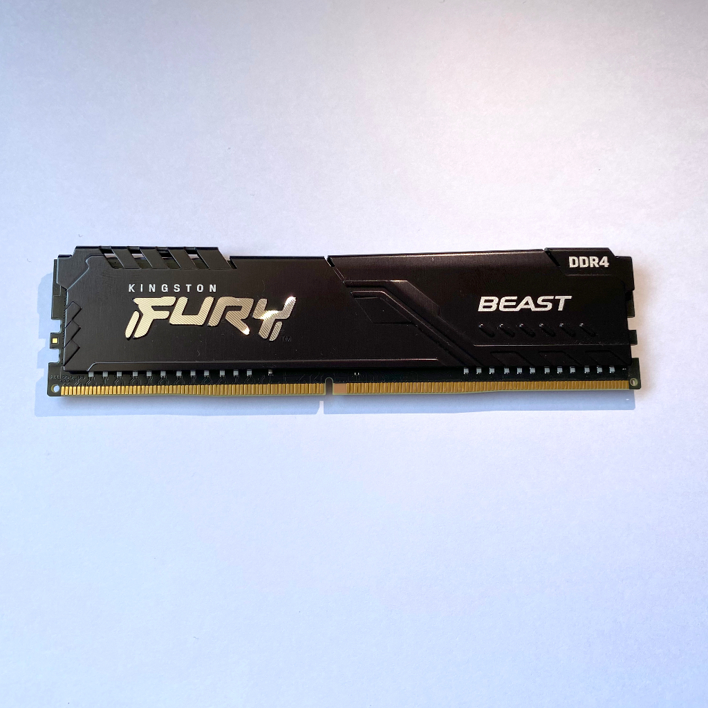 8GB (8GBx1) DDR4 2666MHz RAM (หน่วยความจำ) KINGSTON FURY BEAST DDR4 (BLACK) (มือสอง ประกัน LT ...