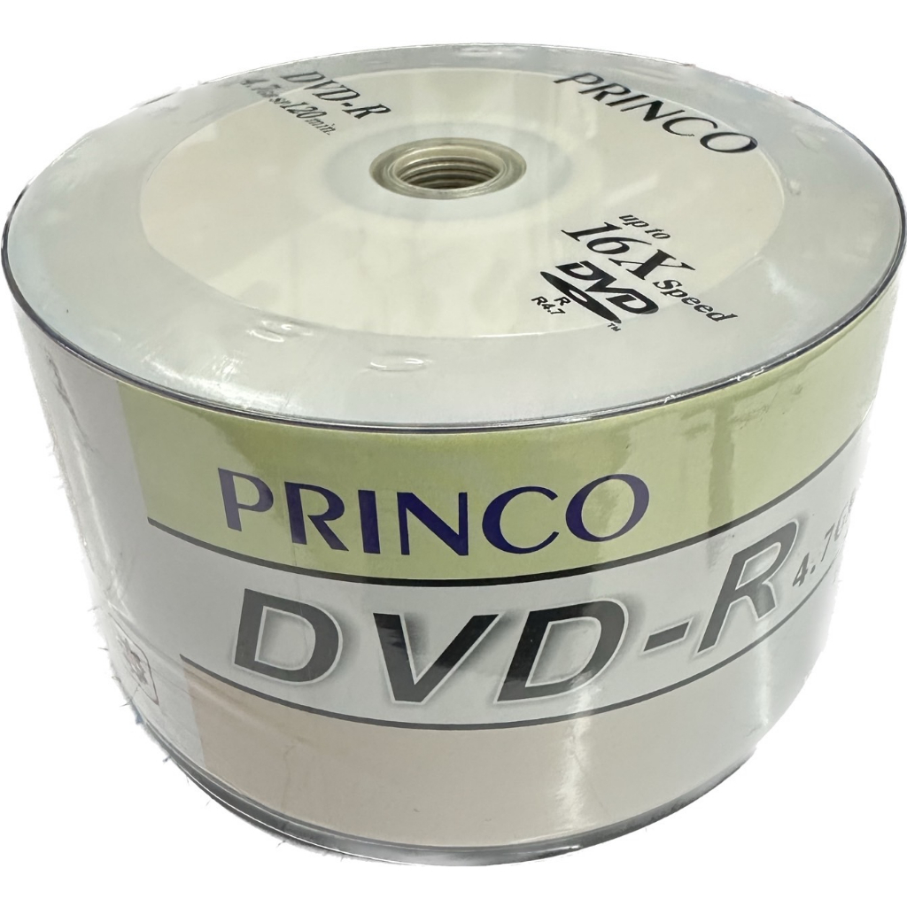 DVD-R PRINCO (50/PACK)/ของเเท้ผลิดประเทศไต้หวัน | Shopee Thailand