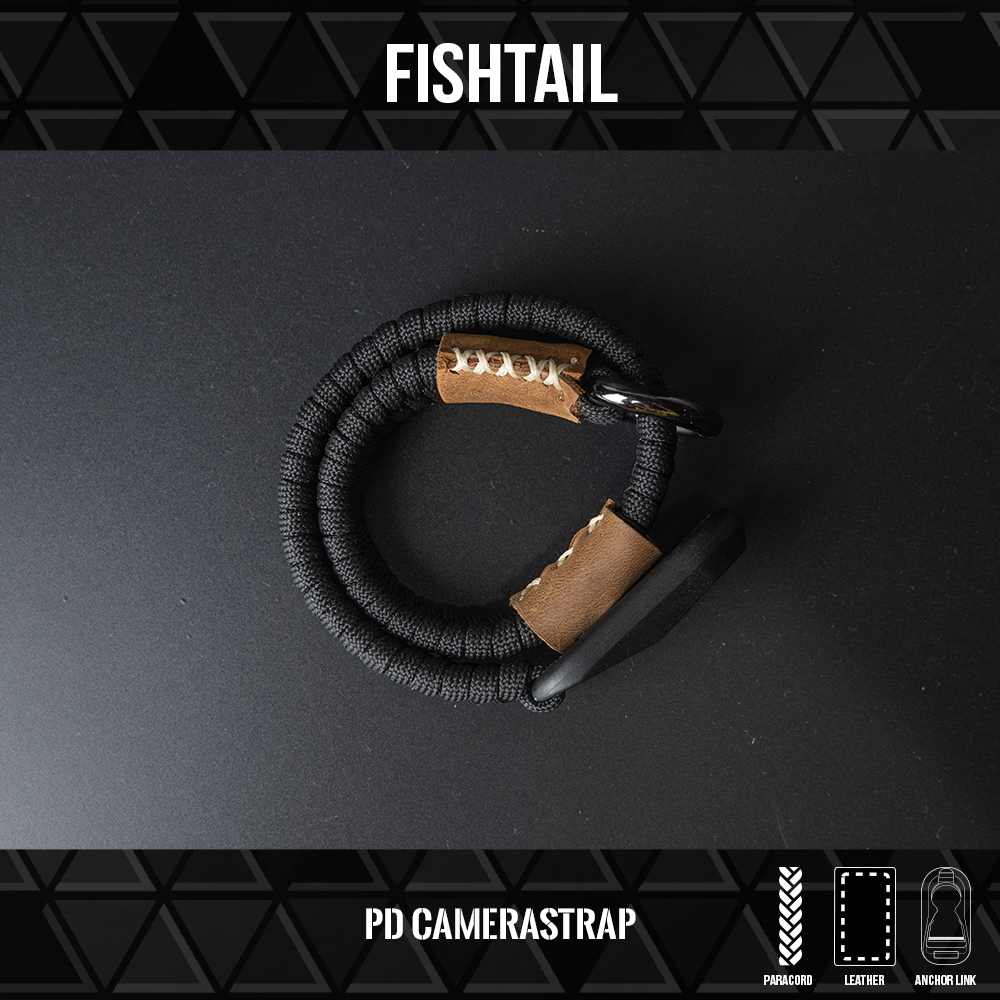 สายคล้องกล้องแฮนด์เมด สีดำ Wrist strap Peak design fishtail black ...