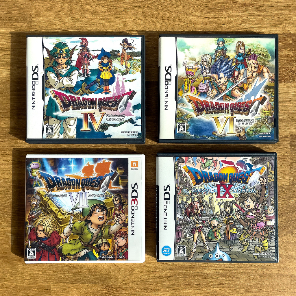 ตลับแท้ Nintendo DS/3DS : Dragon Quest IV V VI VII (4/5/6/7) มือสอง โซนญี่ปุ่น (JP) | Shopee ...