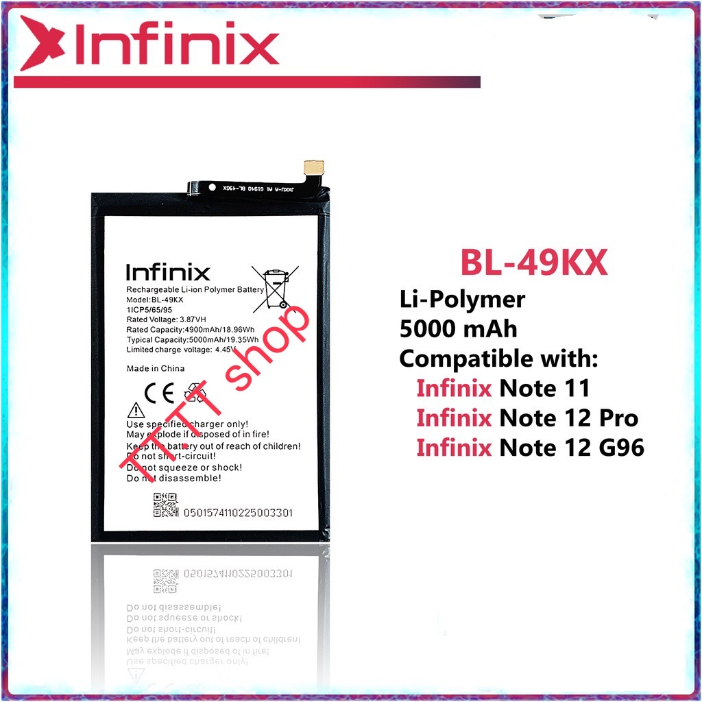 แบตเตอรี่ Infinix Note 11 / Note 12 Pro / Note 12 G96 BL-49KX 5000mAh ...