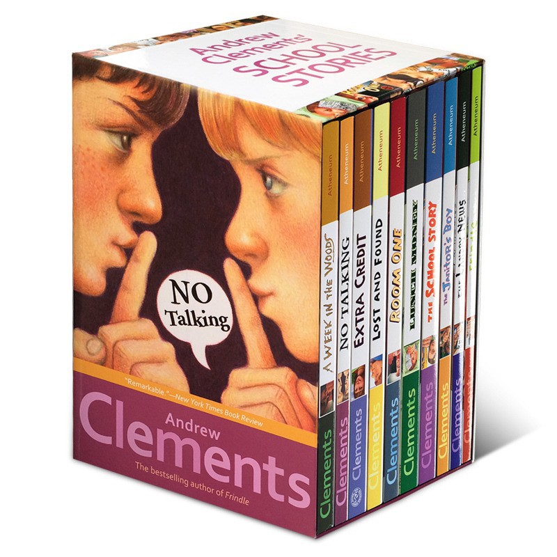 Andrew Clements' School Stories 10 เล่ม books English chapter book for ...