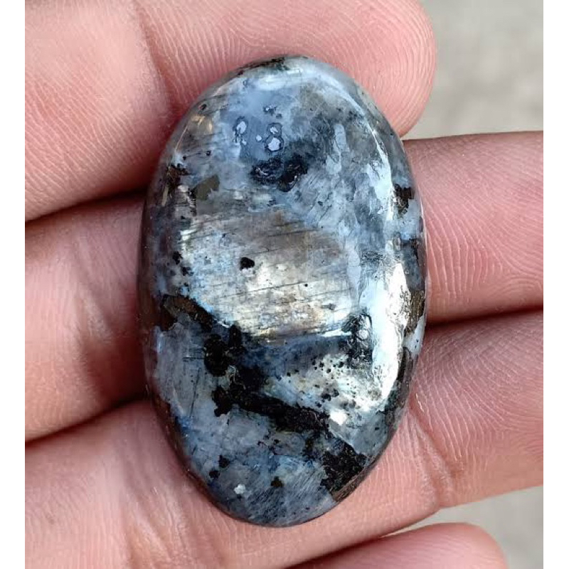 1 pc Natural Larvikite 2-3 cm Polished Cabochon Stone / Top High ...