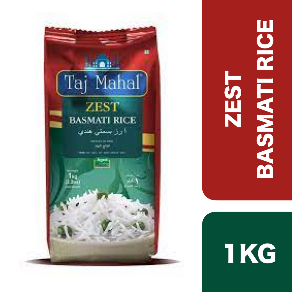 Taj Mahal Zest Basmati Rice 1kg ++ ทัชมาฮาลเซสท์ข้าวบาสมาติ 1กก. ...