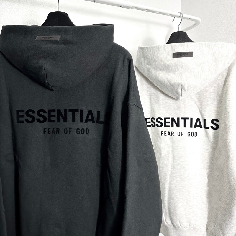 [ลดเพิ่ม 30% ทักแชท] เสื้อฮู้ด ESSENTIALS SS22 Core Logo Hoodie ลายหน้า ...