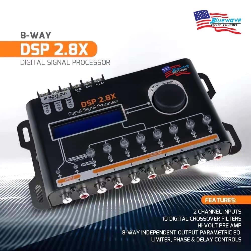 Bluewave รุ่น DSP 2.8X 8 channel dsp built in dsp digital signal processor กำลังเป็นที่นิยม ใน ...