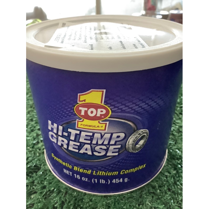 จาระบีTop1 แท้ขนาด454g 16oz Top1 Hi-Temp Grease Synthetic Blend Lithium ...