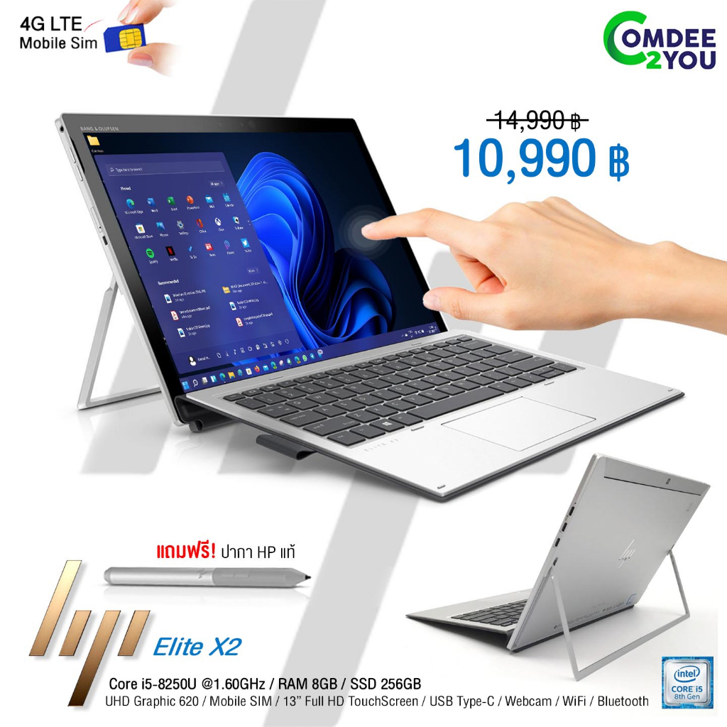 HP Elite x2 1013G3 Core i5 Gen8 /RAM 8GB /SSD 256GB /13”IPS FHD ...