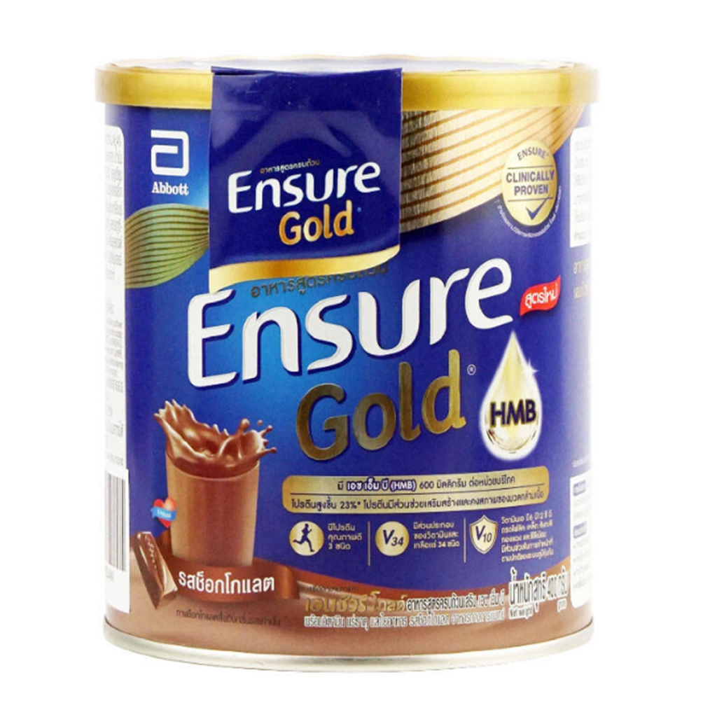 ENSURE GOLD HMB 400g. เอนชัวร์ โกลด์ รสช็อกโกแลต 400กรัม อาหาร ...