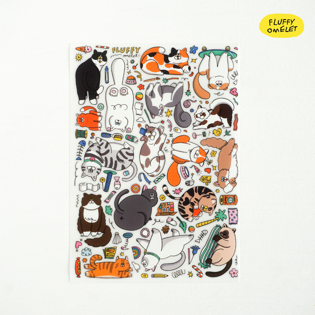 MEOW GANG STICKER A5 | Shopee Thailand