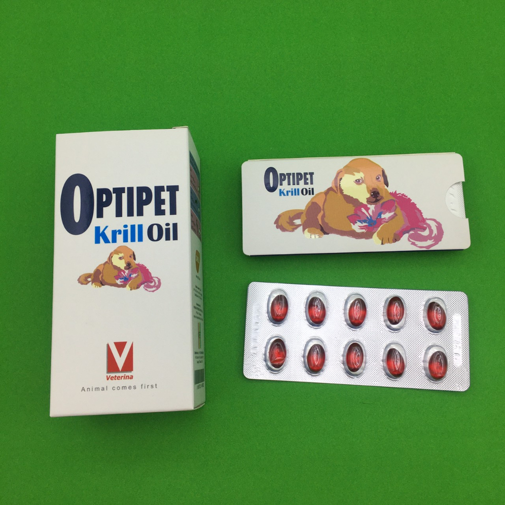 ส่งฟรี Optipet อาหารเสริม Omega 3s น้ำมันกุ้ง Krill จาก ขั้วโลกใต้ สำหรับ สุนัขและแมว 1กล่อง 30 ...