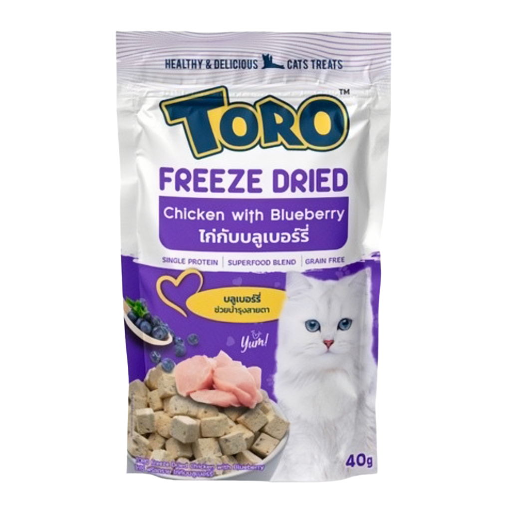 Toro - Chicken & Fish Freeze Dried โทโร่ ขนมแมว ฟรีสดราย ไก่ และ ปลา ...